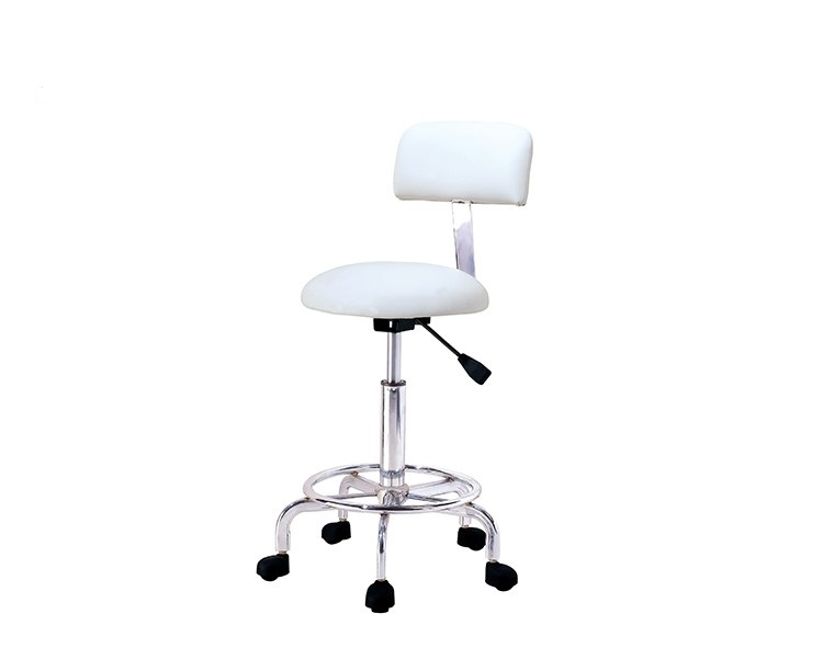 HYDRAULIC STOOL WITH BACKREST - Salon Furniture Toronto Canada USF
